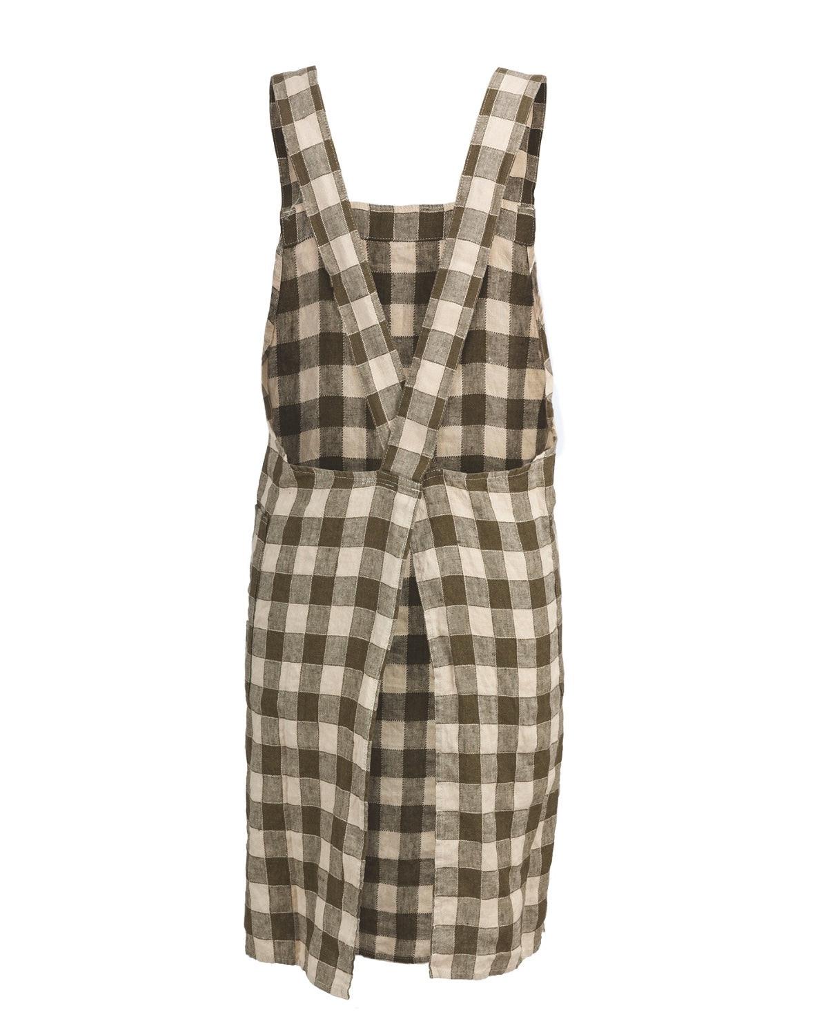 Japanese Vintage Gingham Apron | Halo Concept