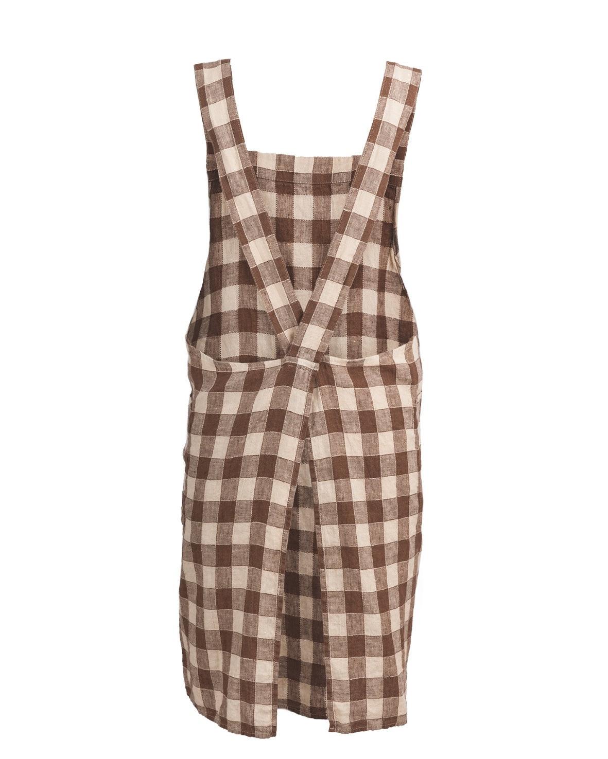 Japanese Vintage Gingham Apron | Halo Concept